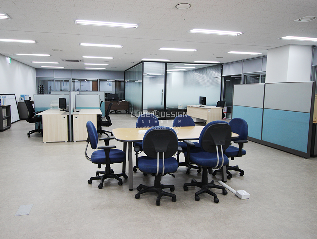 60평 동탄 사무실인테리어 > 인테리어공사 | 큐브디자인